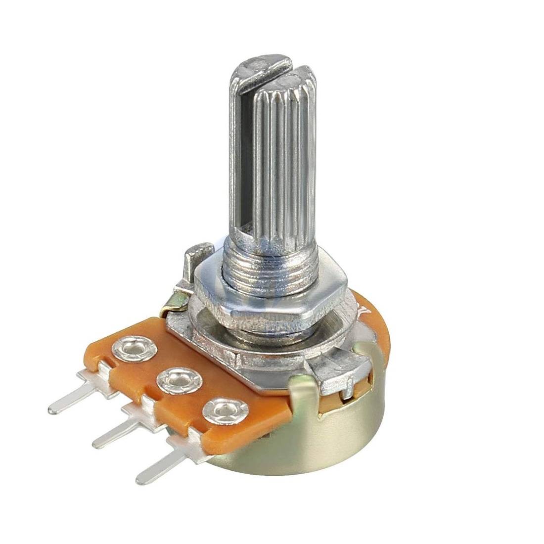 5x Potentiometers Pots Resistor Linear 6-Pin Taper Rotary With Knob Cap ...